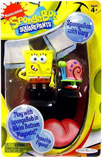 Spongebob Squarepants Spongebob Mini Figure With Gary Jakks Pacific ...