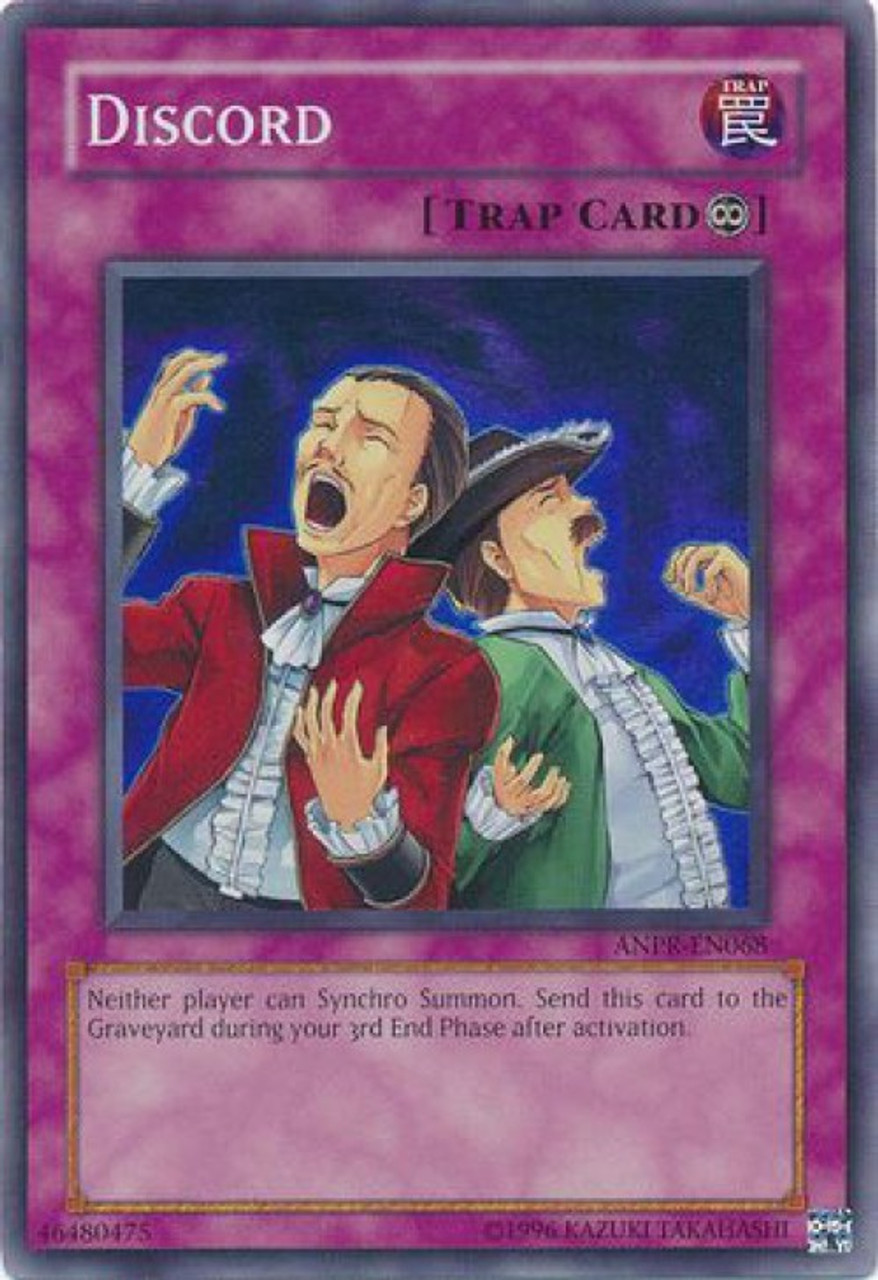 Yugioh Ancient Prophecy Single Card Super Rare Discord Anpr En068 Toywiz