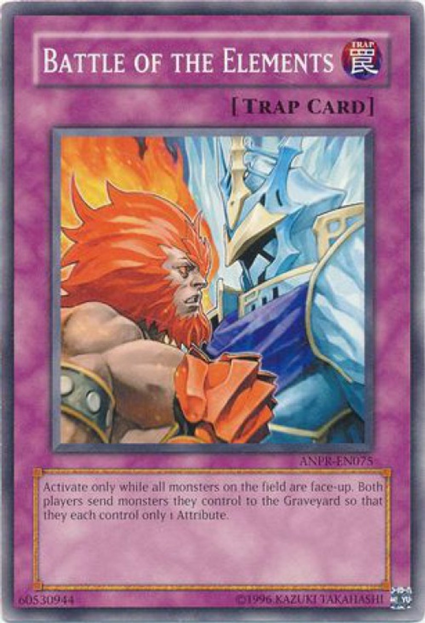 Yugioh Ancient Prophecy Single Card Common Battle Of The Elements Anpr