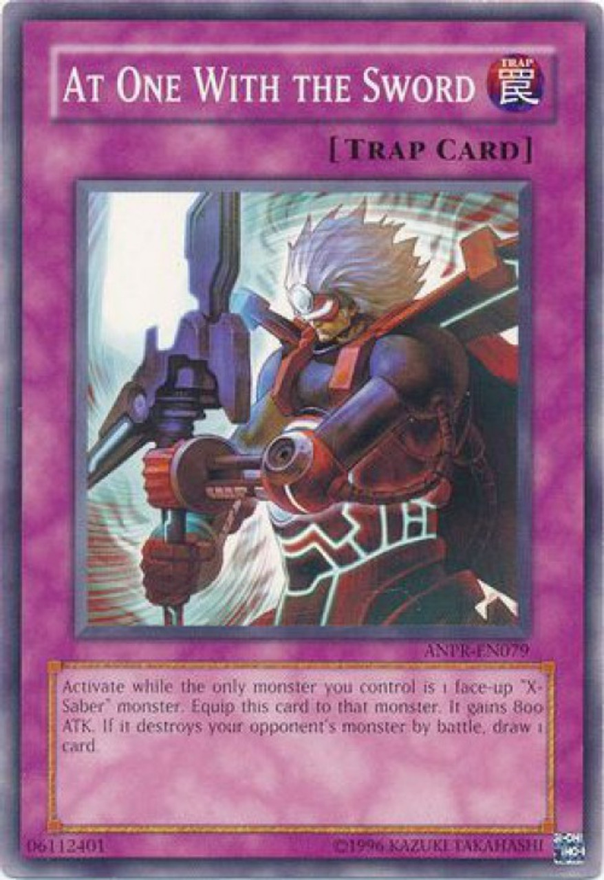 Yugioh Ancient Prophecy Single Card Common At One With The Sword Anpr