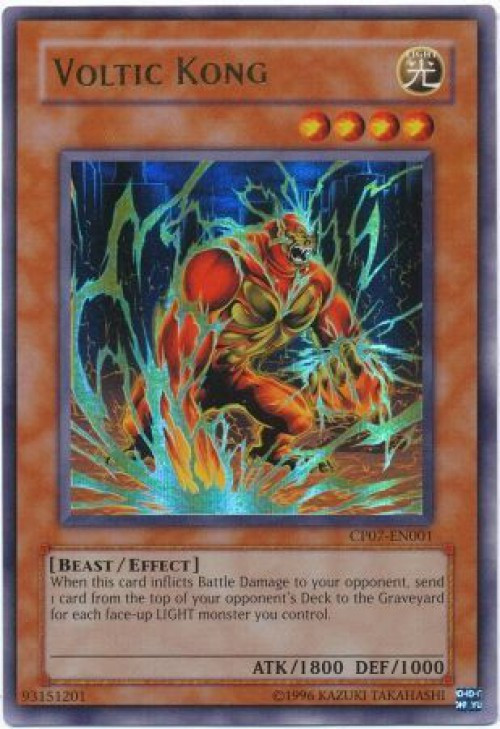 YuGiOh Champion Pack Game 7 Single Card Ultra Rare Voltic Kong CP07 ...