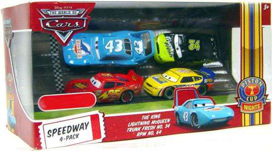 Disney Pixar Cars The World of Cars Multi-Packs Speedway 4-Pack ...