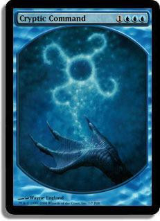 Magic The Gathering Textless Player Rewards Single Card Promo Cryptic ...