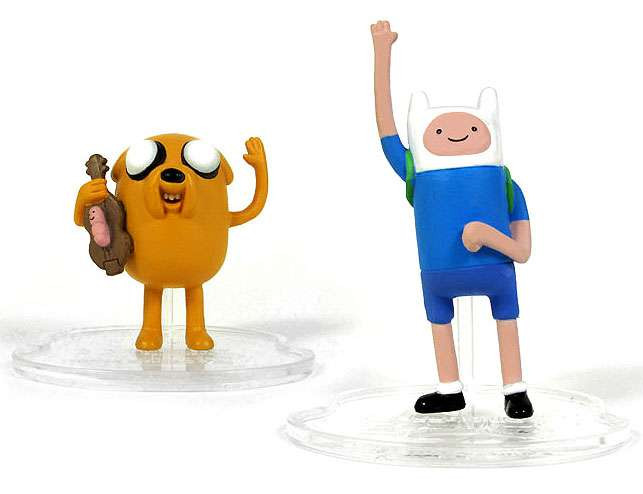 Adventure Time Collectors Pack Finn Jake 2 Mini Figure 2-Pack Jazwares ...