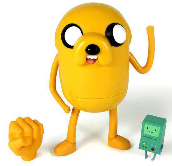 Adventure Time Jake 5 Action Figure Stretchy Jazwares - ToyWiz