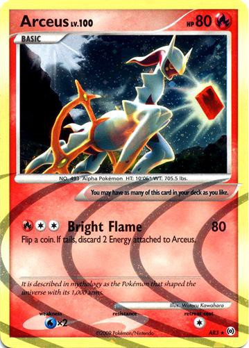 Pokemon Trading Card Game Platinum Arceus Single Card Rare Holo Arceus Pokemon Trading Card Game Platinum Arceus Single Card Rare Holo Arceus