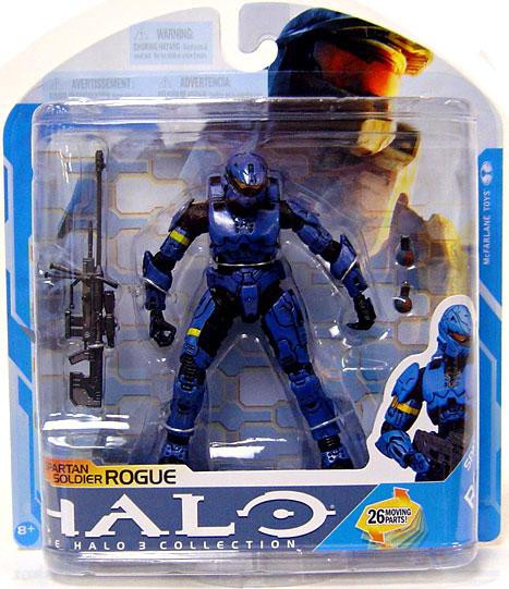 McFarlane Toys Halo 3 Series 7 Spartan Soldier Rogue Action Figure Blue ...