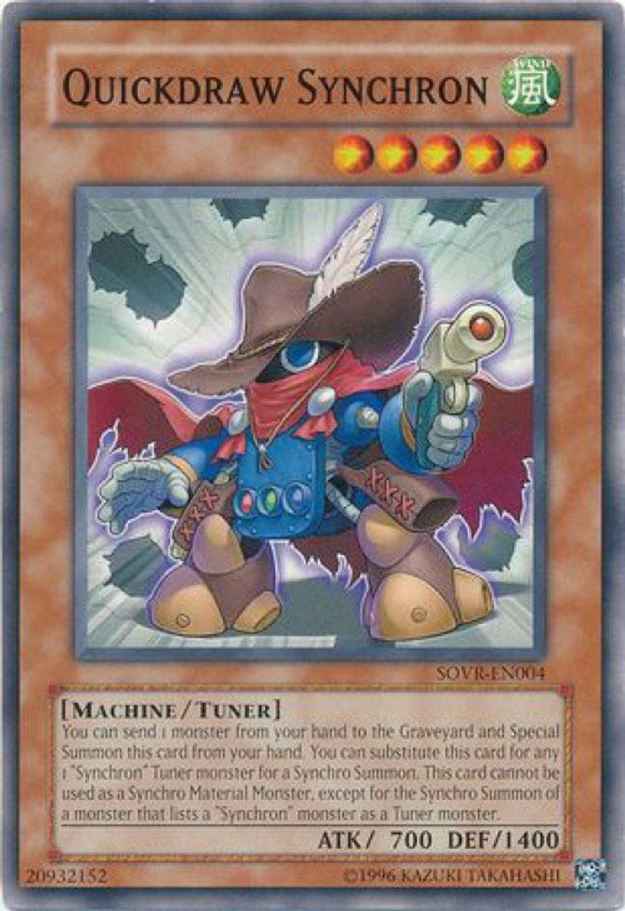 Yugioh Stardust Overdrive Single Card Common Quickdraw Synchron Sovr