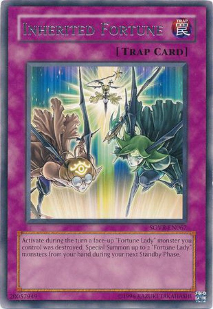 Yugioh Stardust Overdrive Single Card Rare Inherited Fortune Sovr En067
