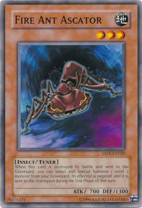 YuGiOh Absolute Powerforce Single Card Common Fire Ant Ascator ABPF ...