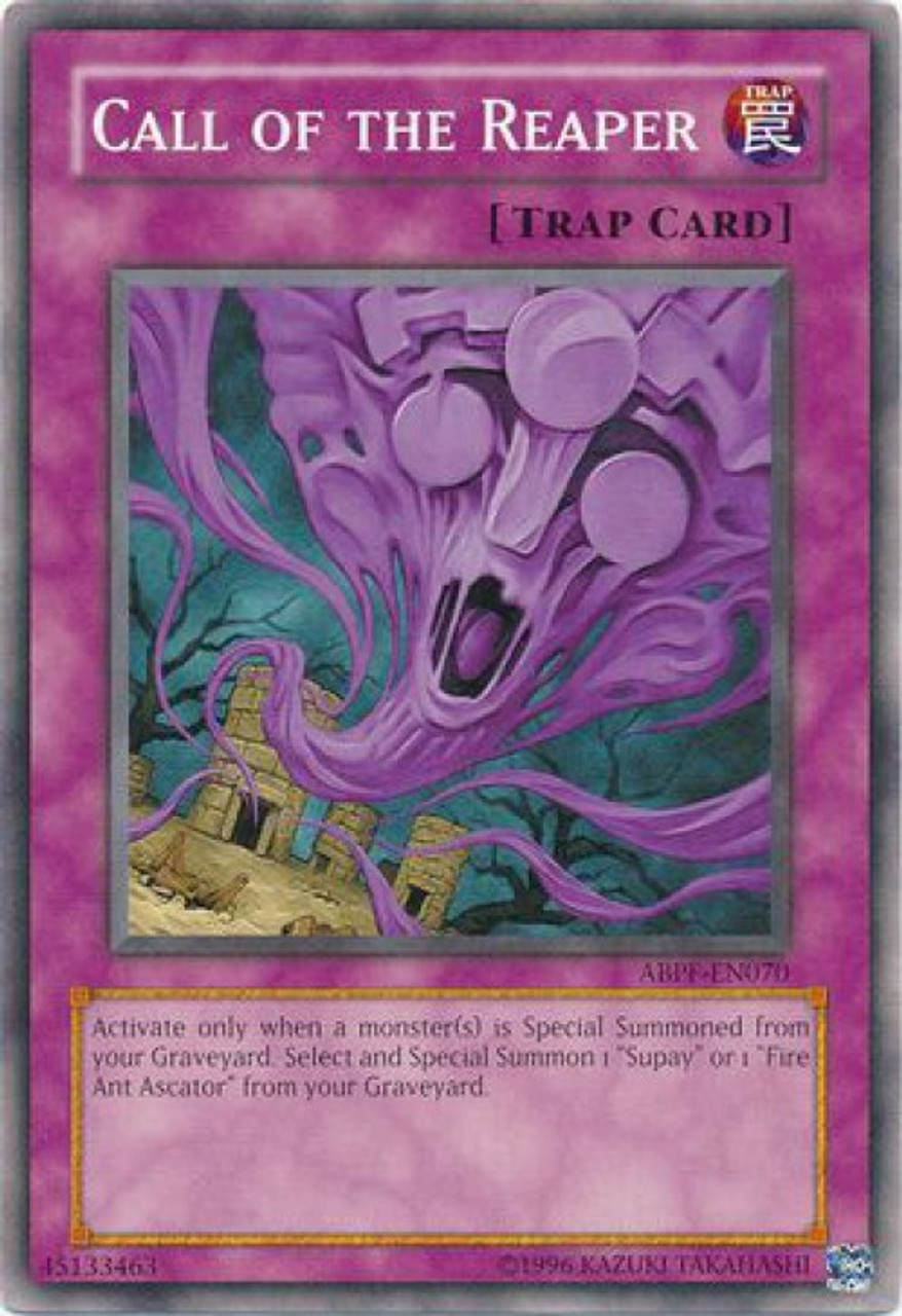 Yugioh Absolute Powerforce Single Card Common Call Of The Reaper Abpf