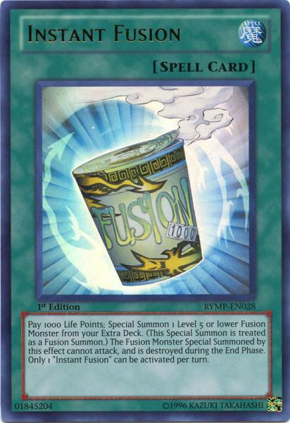 YuGiOh GX Ra Yellow Mega-Pack Single Card Ultra Rare Instant Fusion ...
