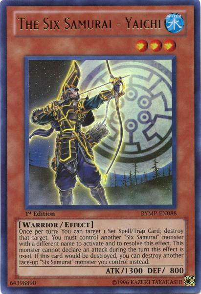 YuGiOh GX Ra Yellow Mega-Pack Single Card Ultra Rare The Six Samurai ...