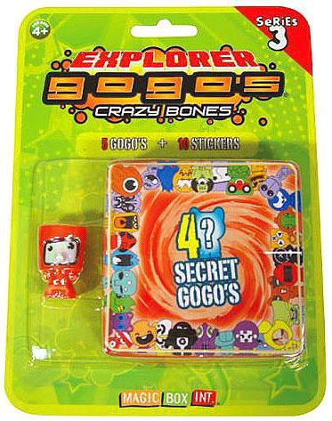 Crazy Bones Gogos Series 3 Explorer Blister Pack Magic Box Int. - ToyWiz