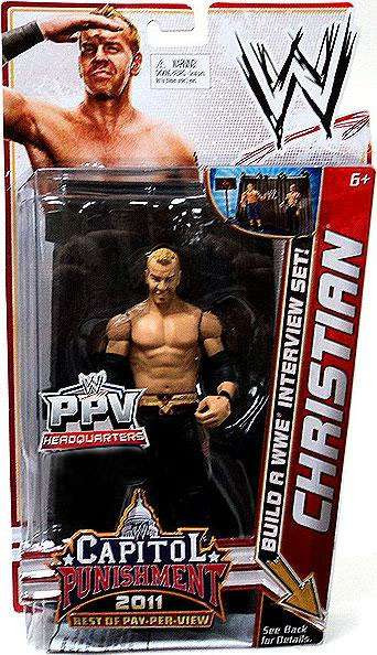 WWE Wrestling PPV Headquarters Christian Exclusive Action Figure Build ...