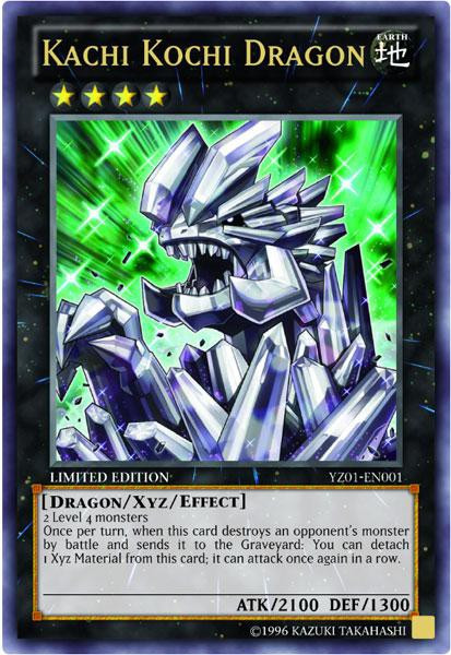 YuGiOh Shonen Jump Single Card Ultra Rare Kachi Kochi Dragon YZ01-EN001 ...