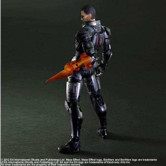 Mass Effect 3 Play Arts Kai Commander Shepard Action Figure Square Enix ...