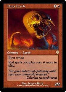 Magic The Gathering Invasion Single Card Rare Ruby Leech 161 - ToyWiz