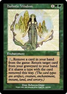 Magic The Gathering Odyssey Single Card Rare Holistic Wisdom 243 - ToyWiz