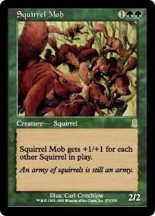 Magic The Gathering Odyssey Single Card Rare Squirrel Mob 273 - ToyWiz