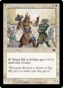 Magic The Gathering Onslaught Single Card Common Grassland Crusader 32 ...