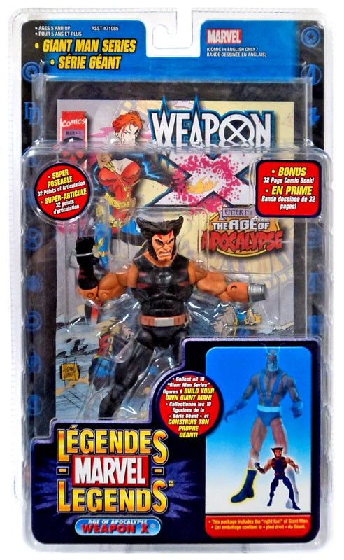 Marvel Legends Giant Man Build A Figure Age of Apocalypse Weapon X ...