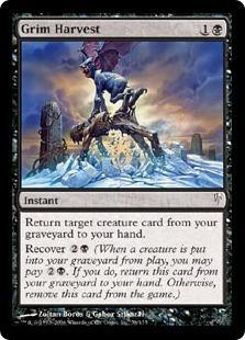 Magic The Gathering Coldsnap Single Card Common Grim Harvest 58 - ToyWiz