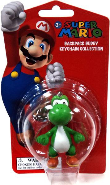 Super Mario Backpack Buddy Collection Yoshi 2 Keychain PopCo - ToyWiz