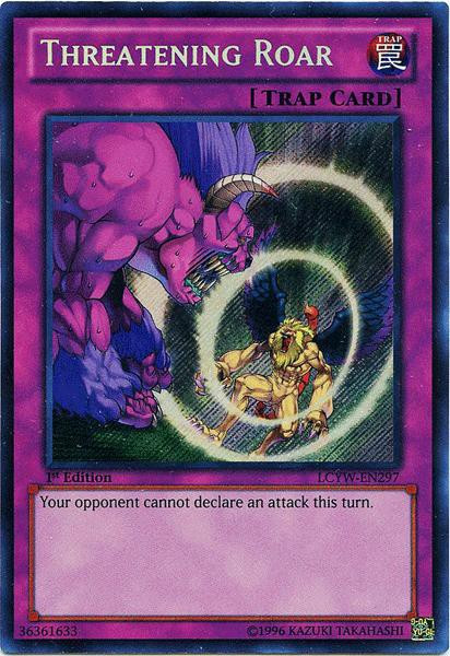 YuGiOh Legendary Collection 3 Single Card Secret Rare Threatening Roar ...