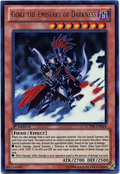 YuGiOh Legendary Collection 3 Single Card Ultra Rare Gorz the Emissary ...