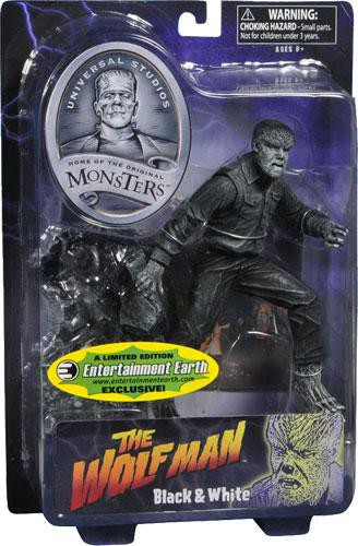 Universal Monsters The Wolfman Exclusive Action Figure Black White ...