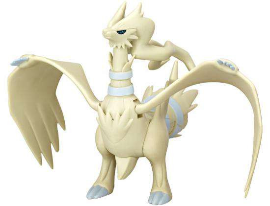 Pokemon Black White Reshiram Action Figure All White Jakks Pacific - ToyWiz