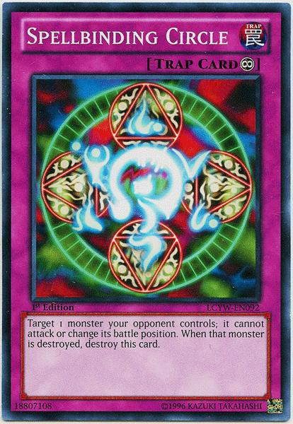 YuGiOh Legendary Collection 3 Single Card Common Spellbinding Circle ...