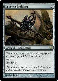 Magic The Gathering Eventide Single Card Rare Leering Emblem 171 - ToyWiz