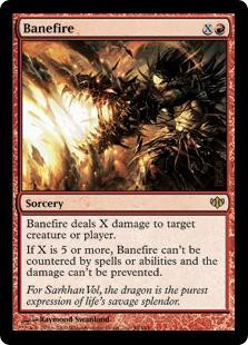 Magic The Gathering Conflux Single Card Rare Banefire 58 - ToyWiz