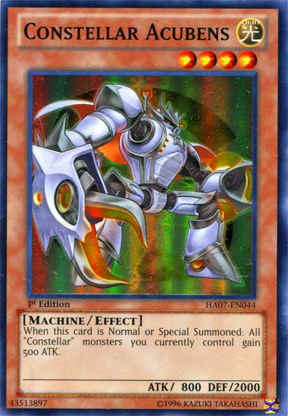 YuGiOh Zexal Hidden Arsenal 7 Knight of Stars Single Card Super Rare ...