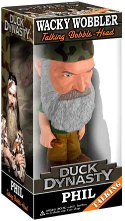 Funko Duck Dynasty Wacky Wobbler Phil Robertson Talking Bobble Head ...
