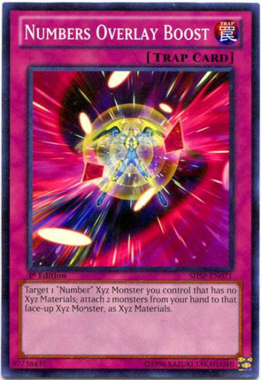 Yugioh Zexal Shadow Specters Single Card Common Numbers Overlay Boost