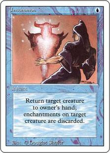 Magic The Gathering Revised Single Card Common Unsummon - ToyWiz