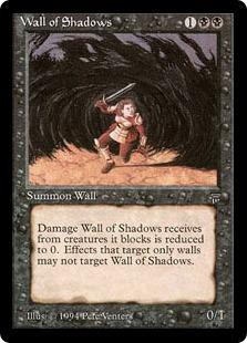 Magic The Gathering Legends Single Card Common Wall of Shadows - ToyWiz