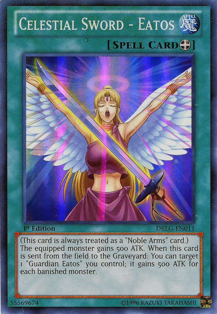 YuGiOh Dragons of Legend Single Card Super Rare Celestial Sword - Eatos ...