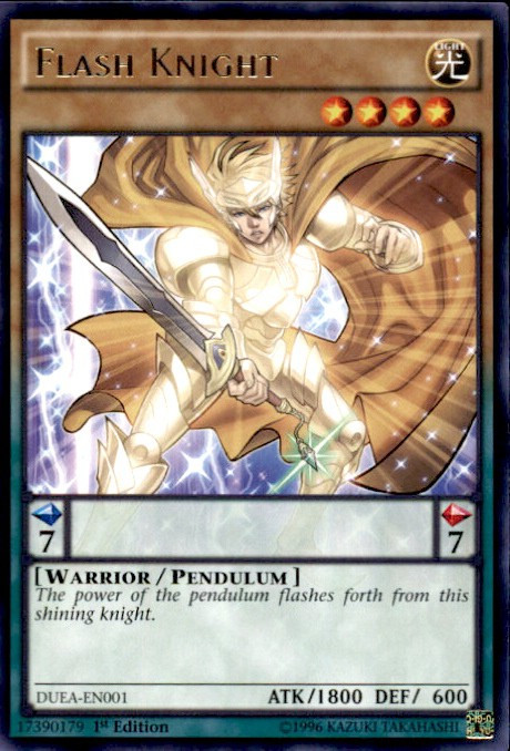 YuGiOh Duelist Alliance Single Card Rare Flash Knight DUEA-EN001 - ToyWiz