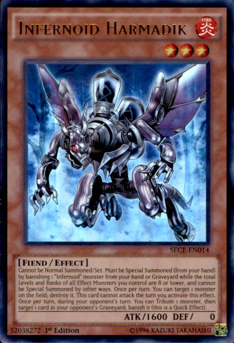 YuGiOh Secrets of Eternity Single Card Ultra Rare Infernoid Harmadik ...