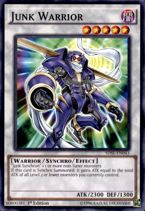YuGiOh Synchron Extreme Structure Deck Single Card Common Junk Warrior ...
