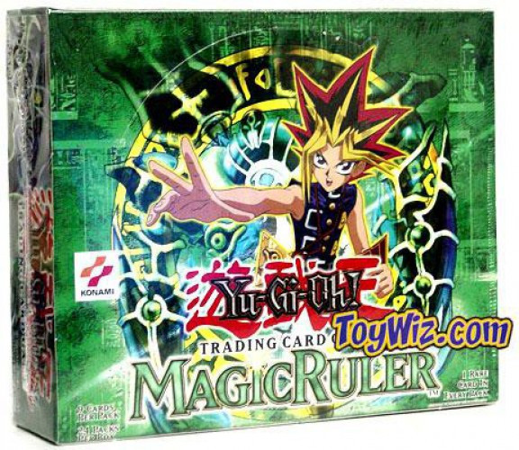 YuGiOh Trading Card Game Magic Ruler Booster Box 24 Packs Konami - ToyWiz