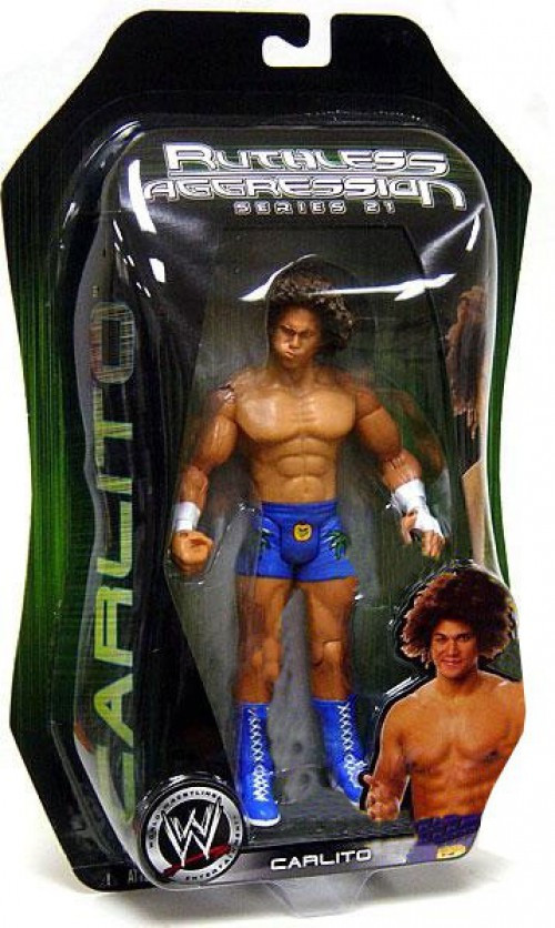 WWE Wrestling Ruthless Aggression Series 21 Carlito Action Figure Jakks ...