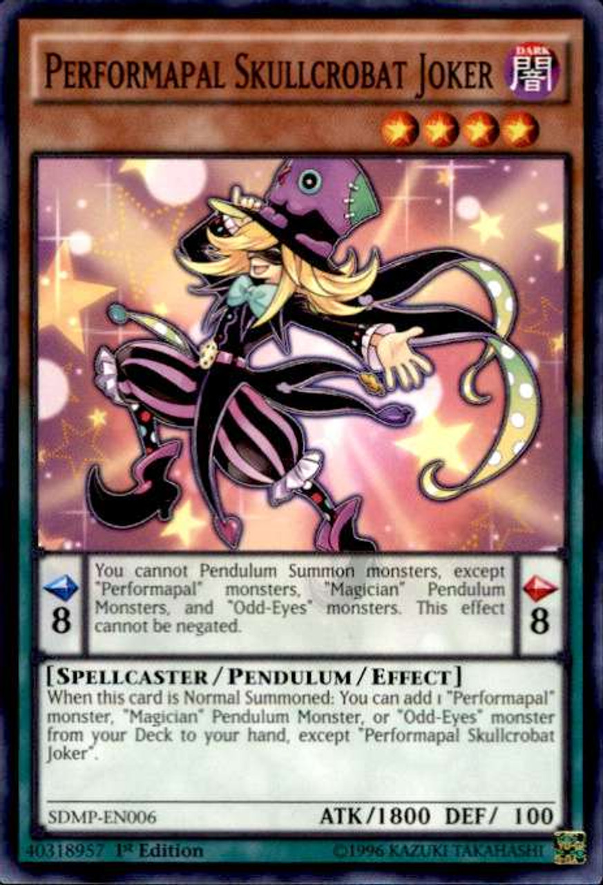 Yugioh Master Of Pendulum Structure Deck Single Card Common Performapal