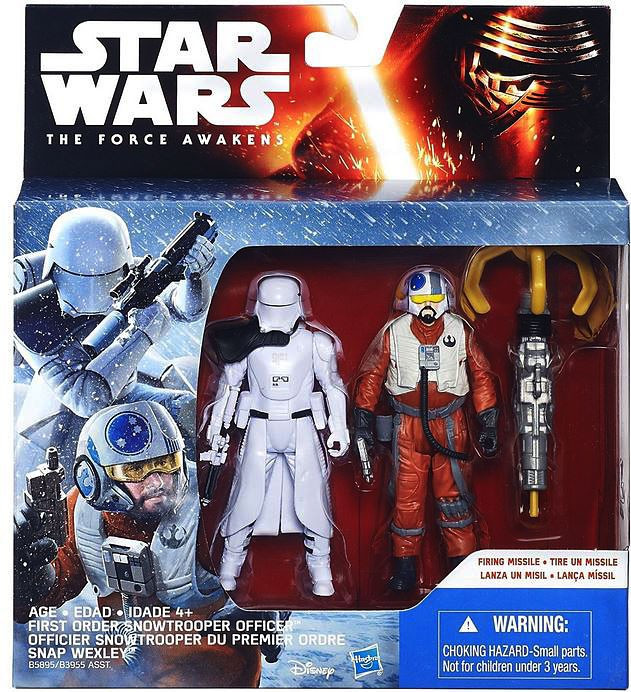 Star Wars The Force Awakens Snap Wexley Snowtrooper Officer 3.75 Action ...