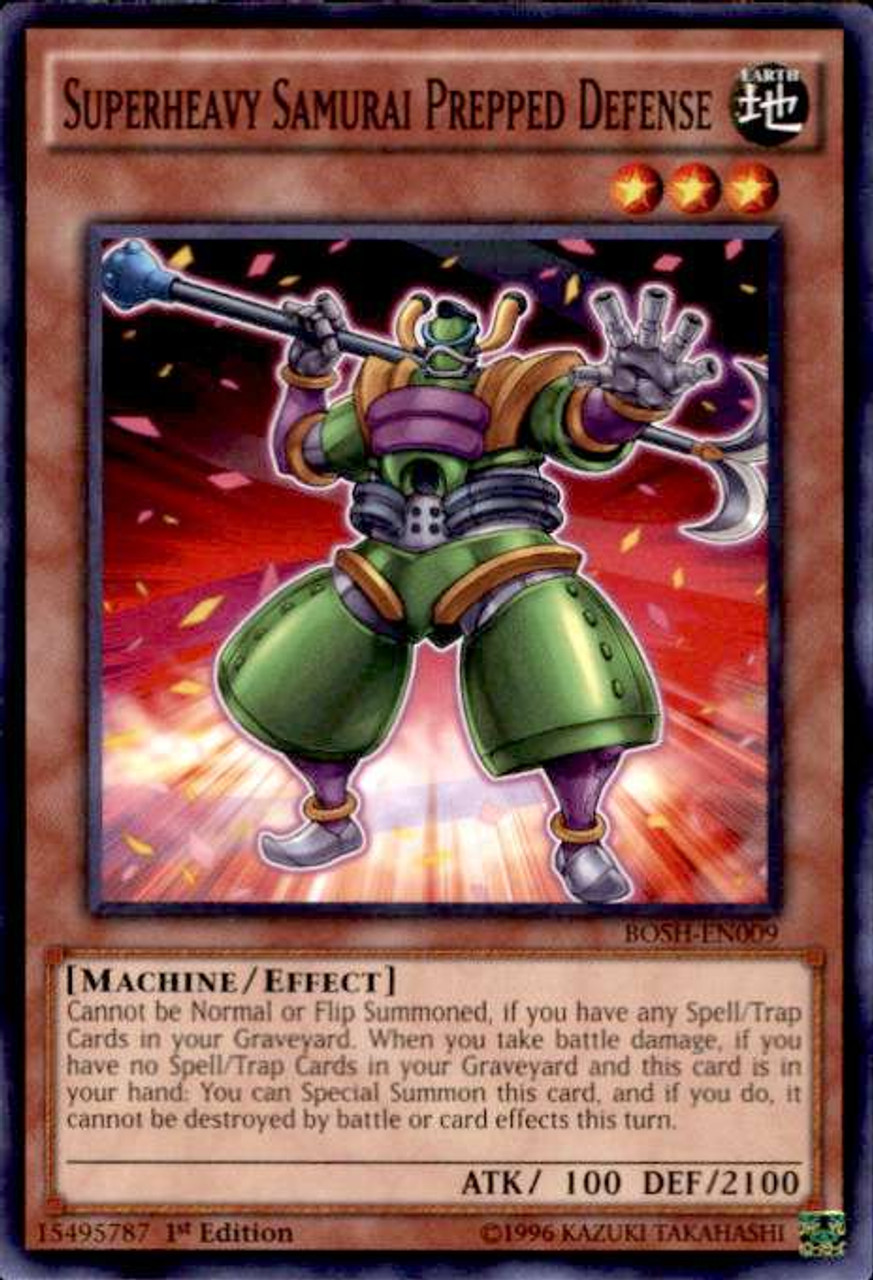 Yugioh Breakers Of Shadow Single Card Common Superheavy Samurai Prepped