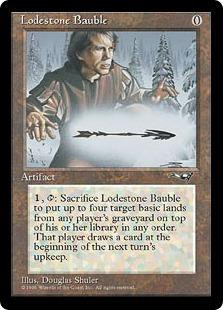 Magic The Gathering Alliances Single Card Rare Lodestone Bauble - ToyWiz